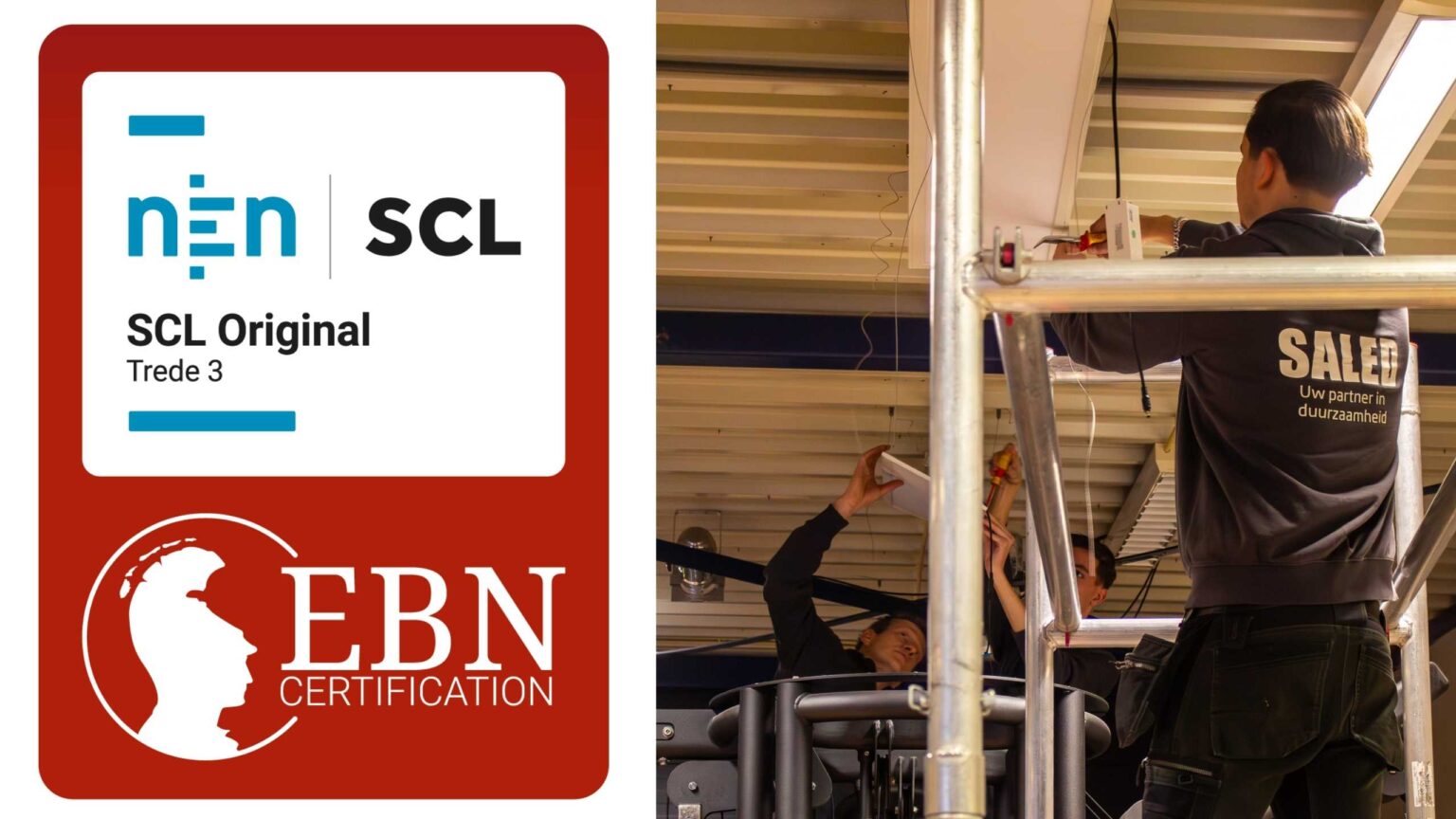 Saled behaalt trede 3 op de Safety Culture Ladder